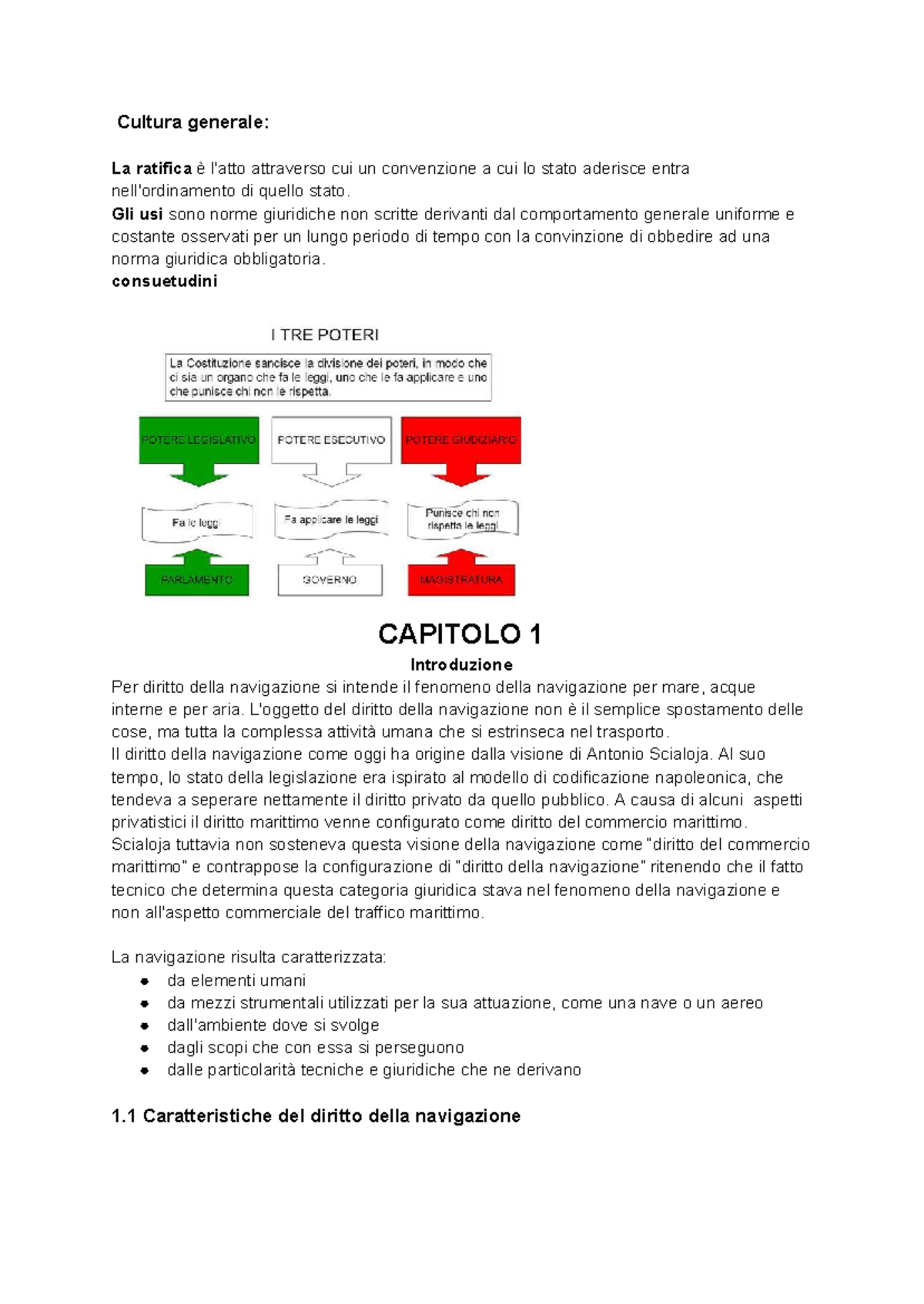 Diritto della Navigazione: Fondamenti e Normative - Corso 4 Anno - Studocu