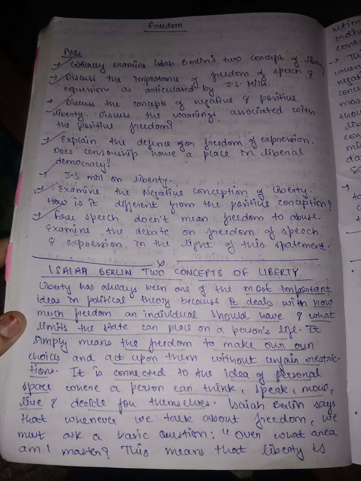 ISAIAH BERLIN: Examining Negative and Positive Liberty Concepts - Studocu