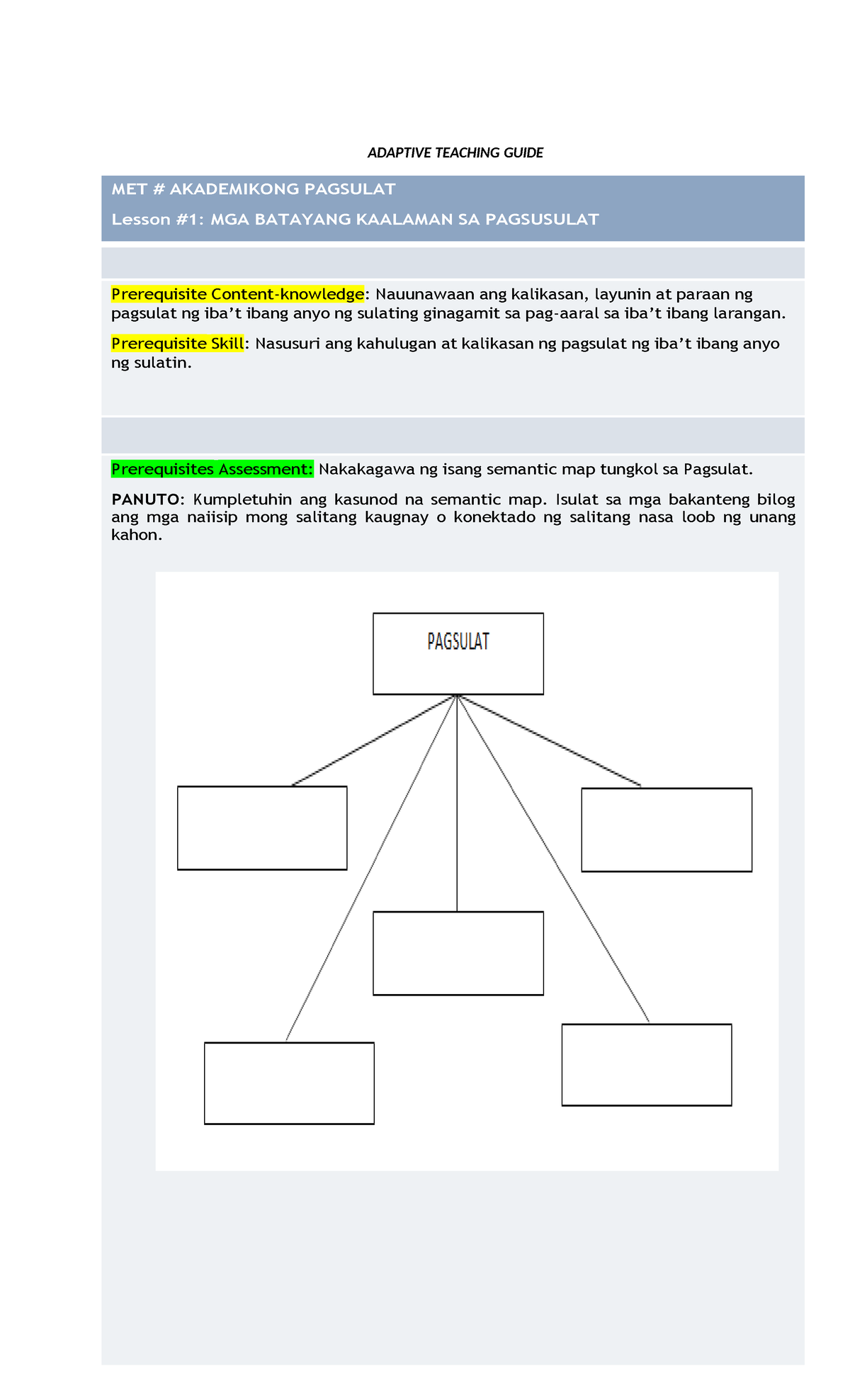 Fil 12 - atg - LEARNING PLAN: Akademikong Pagsulat at Pananaliksik ...