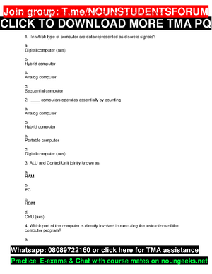 [Solved] Name the first mechanical computer - Computer Fundamental (Gst103) - Studocu