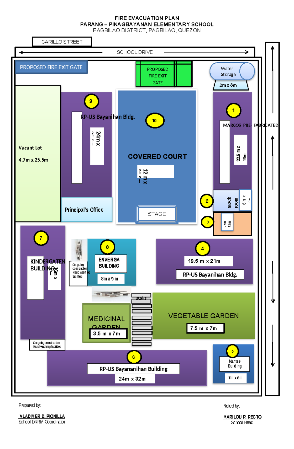 FIRE Evacuation Plan - Learning Activity Sheets for Parang Pinagbayanan ...