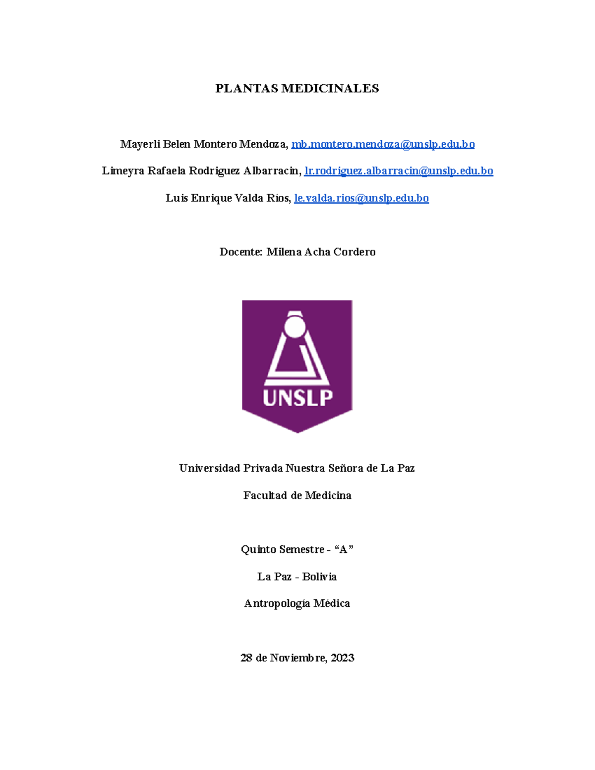 Plantas Medicinales - PLANTAS MEDICINALES Mayerli Belen Montero Mendoza ...