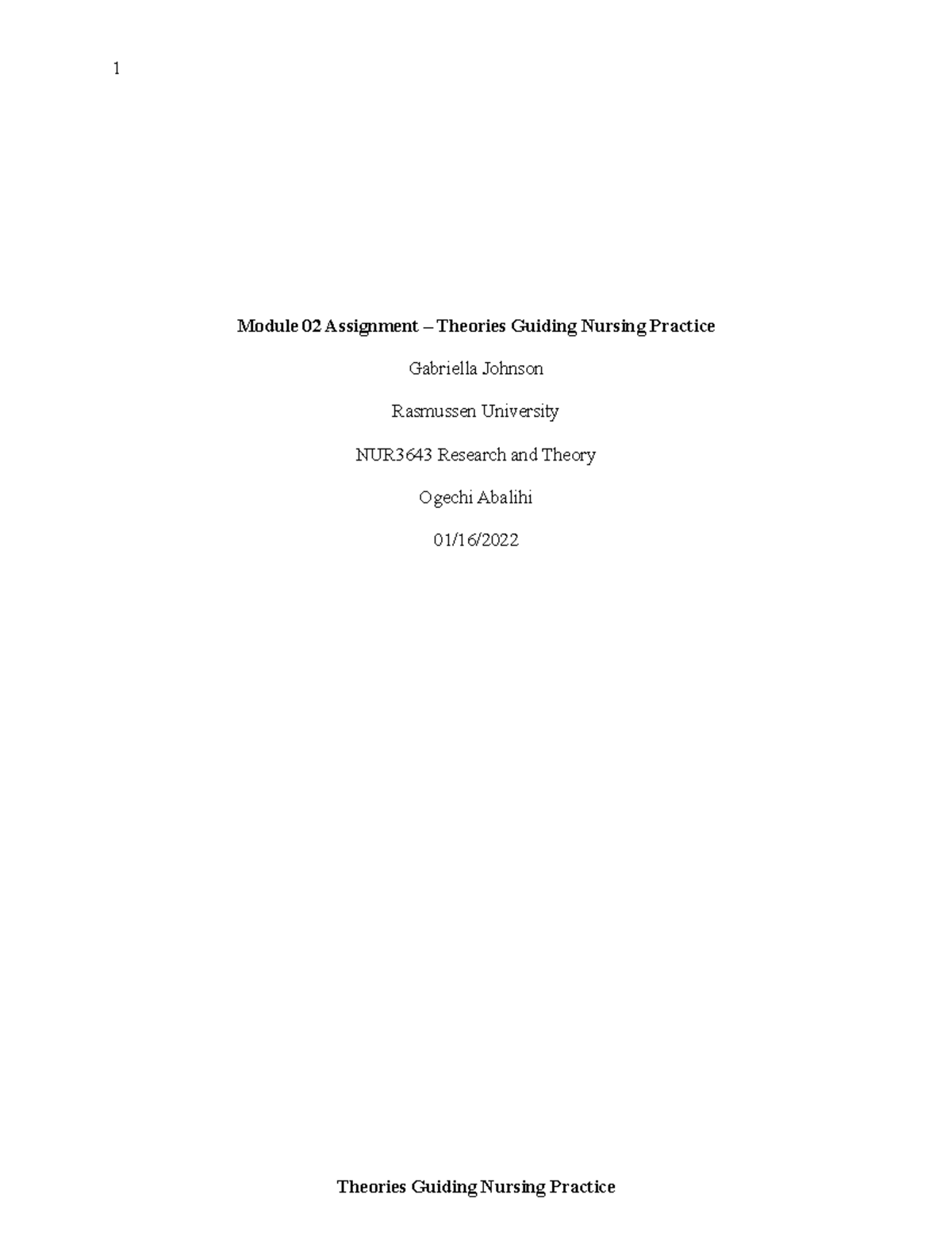 module 2 research and theory assignment - Module 02 Assignment ...