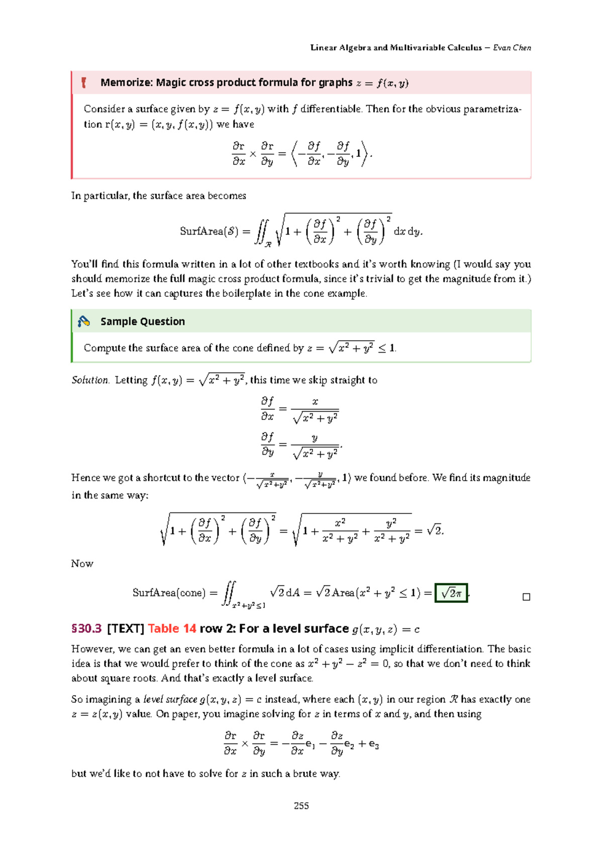 Linear Algebra & Multivariable Calculus: Magic Cross Product Formula ...