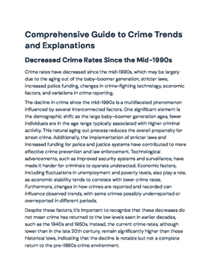 Comprehensive Analysis of US Crime Trends (1960s-2017): Causes ...