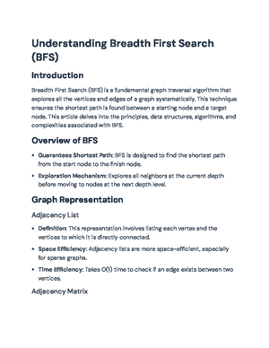 Algorithms Overview: BFS, DFS, and Backtracking Techniques - Algorithms ...
