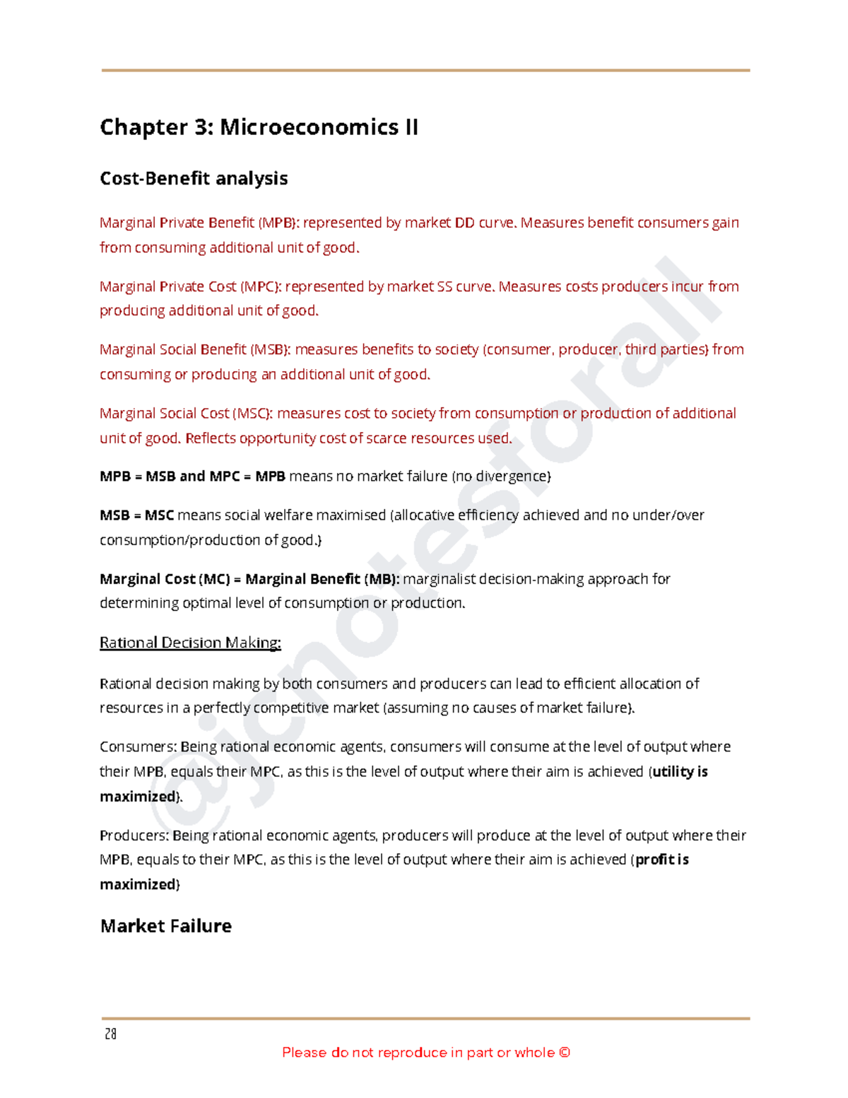 H2 Econs 9757 (21-22) Chapter 3: Microeconomics II - Market Failures ...