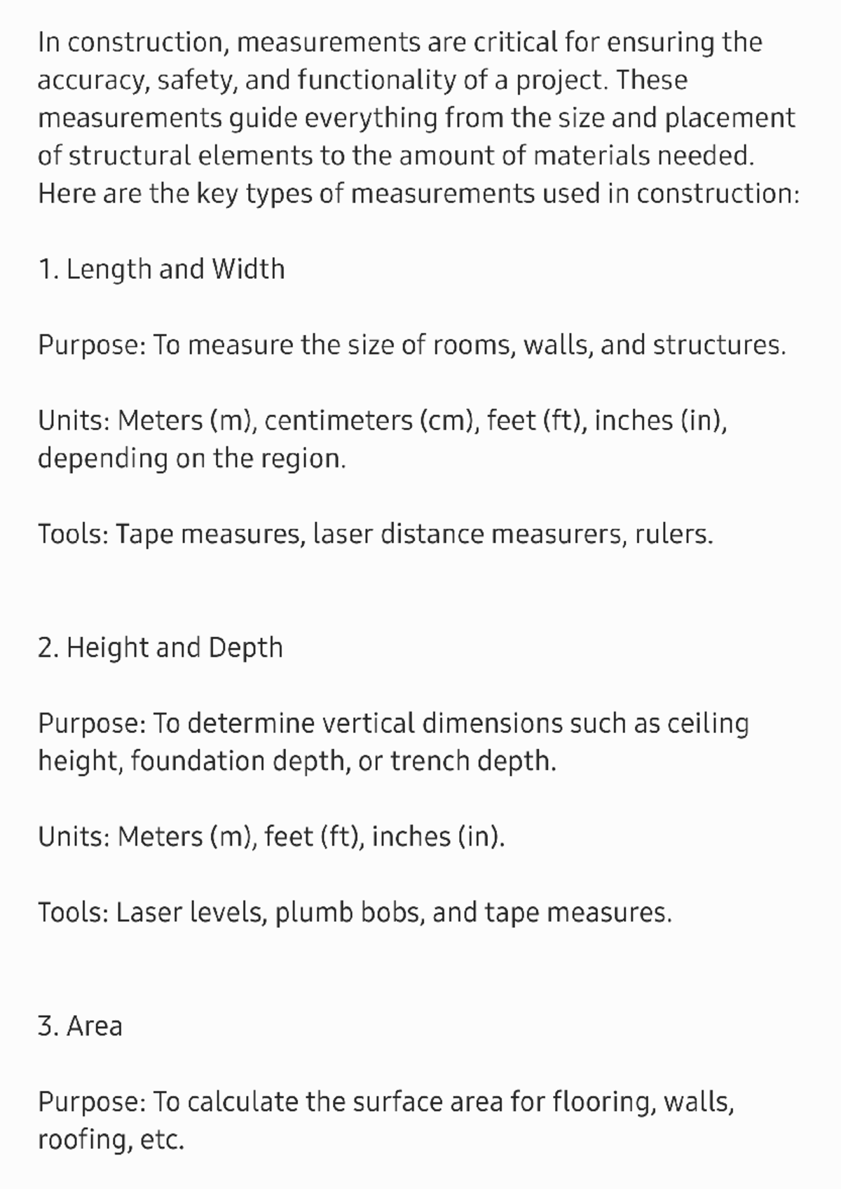 Notes 241210 092920 - Billing of Quantities - In construction ...