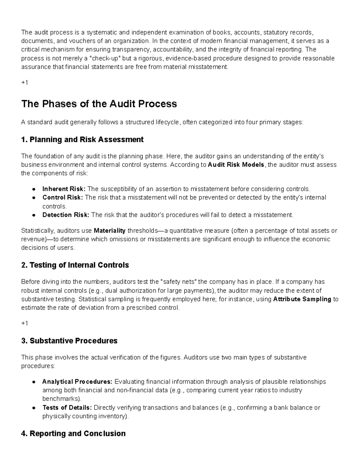 Audit Process Overview: Phases & Procedures in Financial Management ...