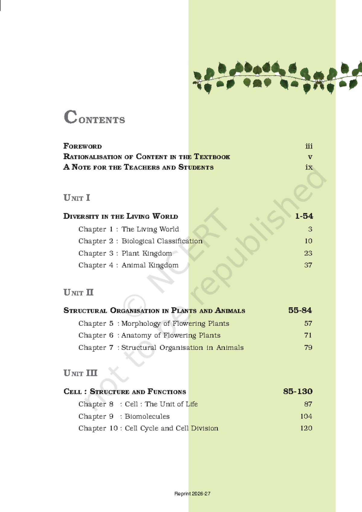 Bio 11th: Textbook Content Overview and Chapter Summaries - Studocu
