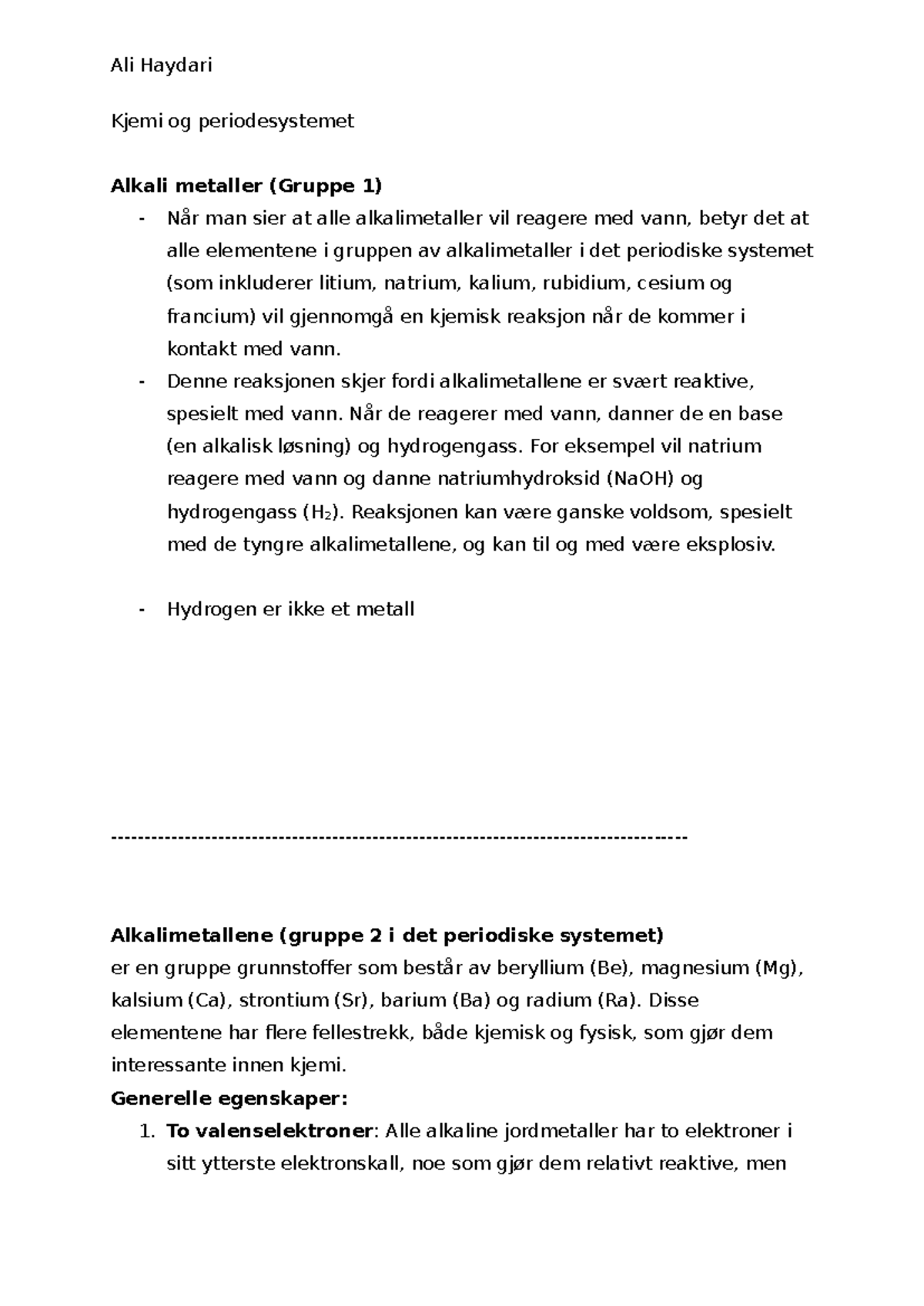 Kjemi 101: Alkalimetaller, Halogener og Edelgasser i Periodesystemet ...