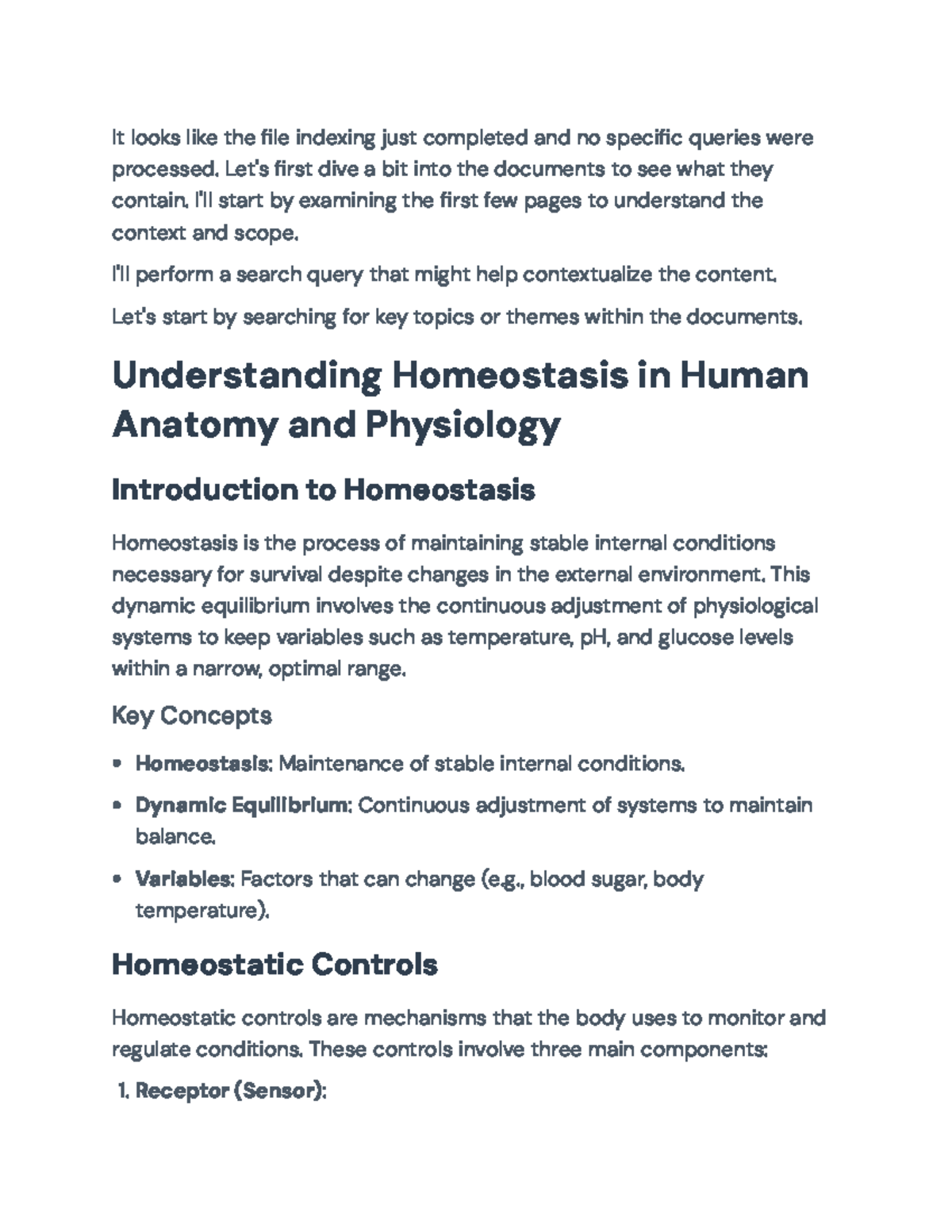 Understanding Homeostasis in Human Anatomy & Physiology: Key Concepts ...