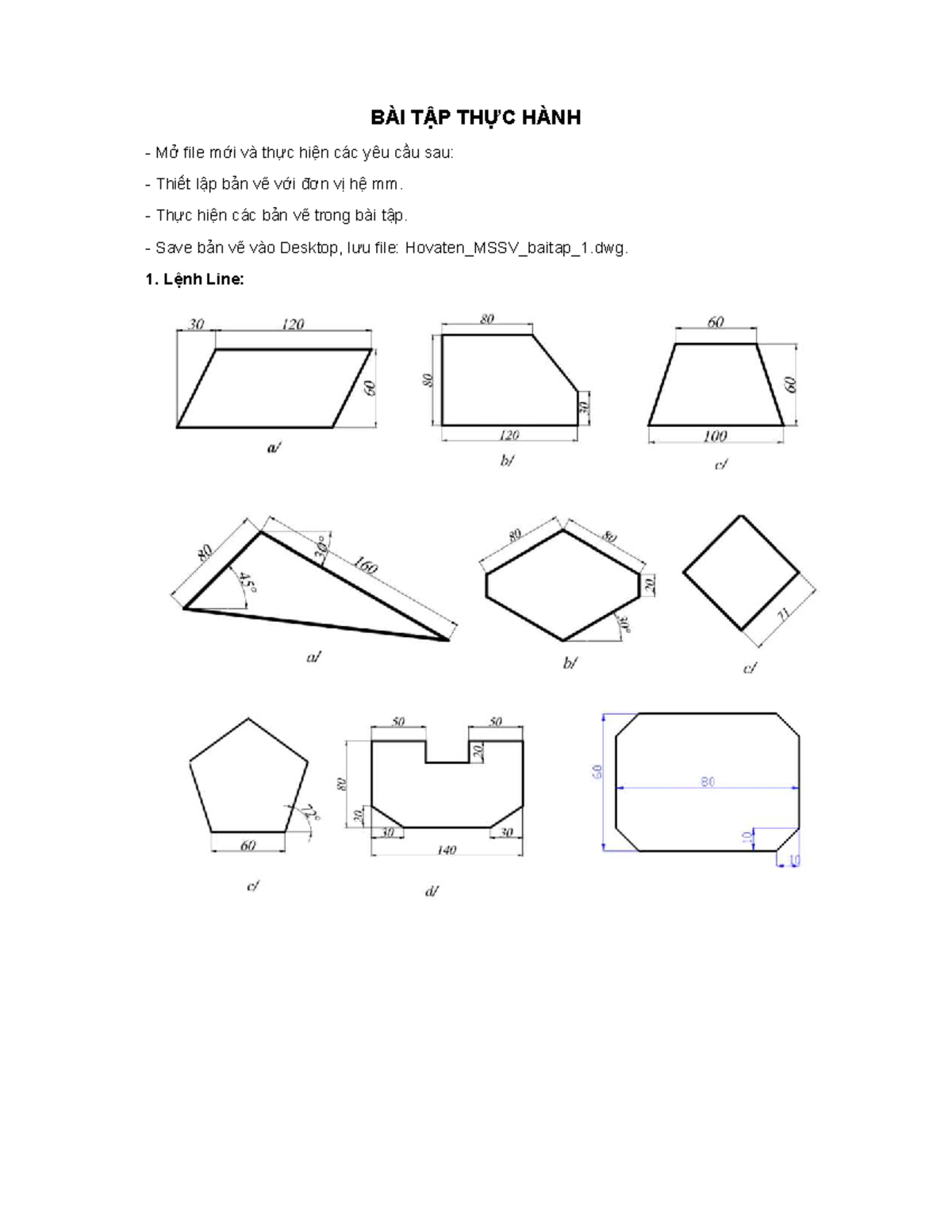 Bai tap thuc hanh Buoi 2 - Luyện tập - Đô thị học đại cương - BÀI TẬP THỰC HÀNH Mở file mới và ...