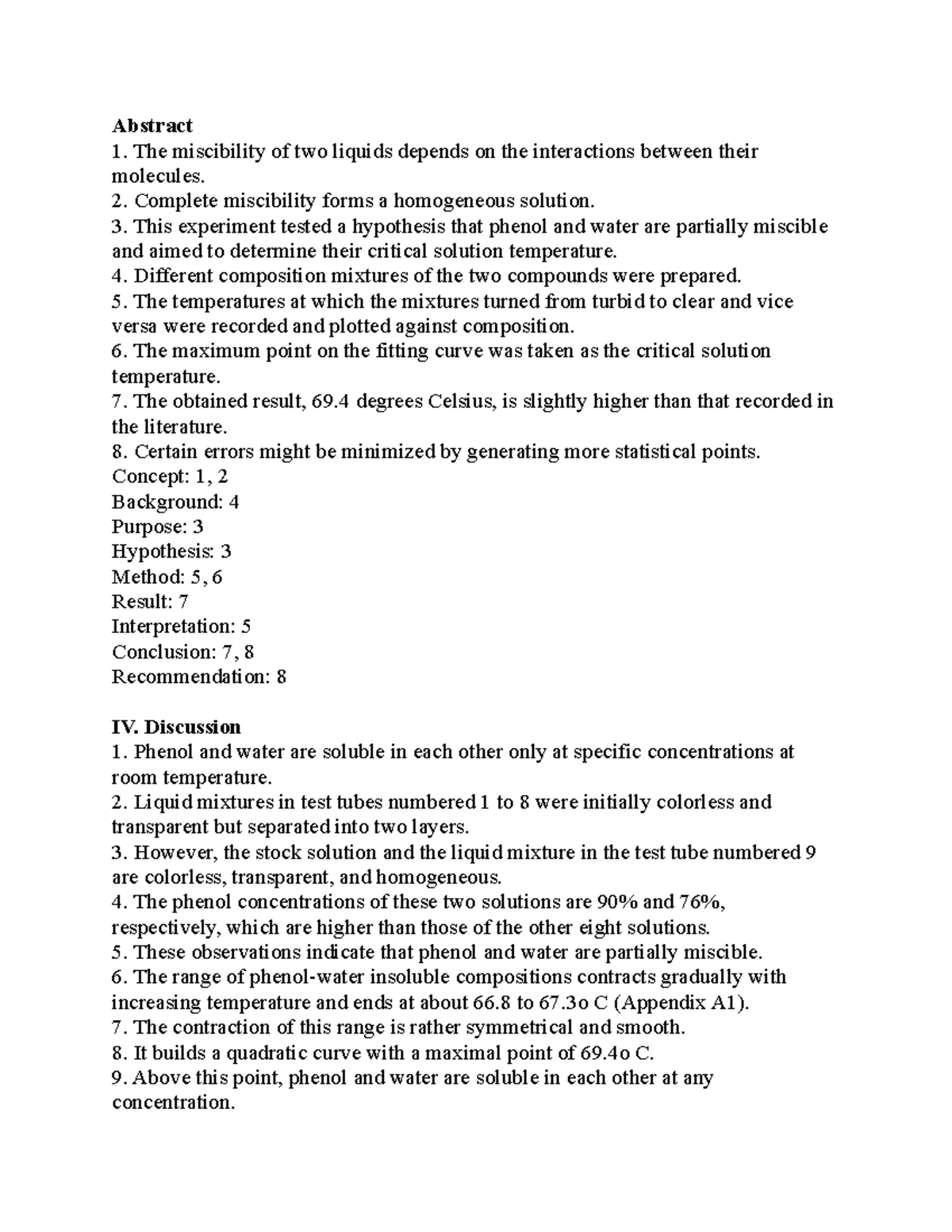 Homework 1 - CVCB: Phenol and Water Miscibility Experiment Analysis ...