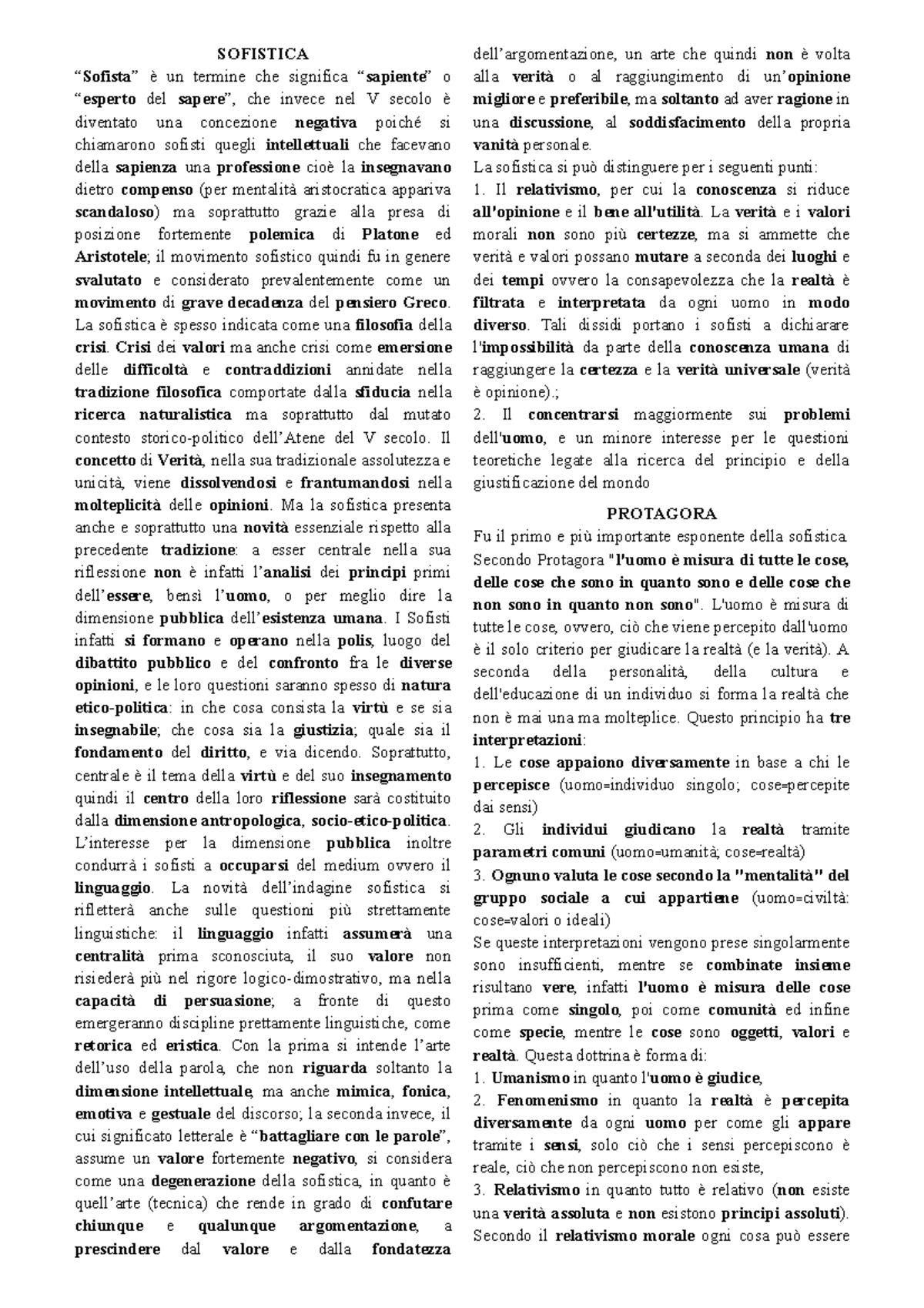 Sofistica: Storia, Pensiero e Figure Chiave del Sofismo (Corso ST-101 ...