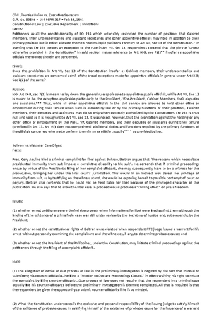1M Guide Qs Mod 3 and 4 - NOTES - DOCTRINE OF STATE IMMUNITY What is ...