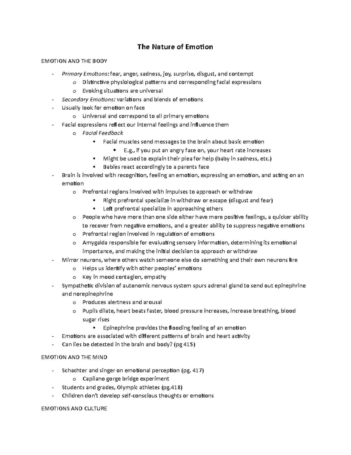 PSYC - Chapter 11: Understanding Emotion, Stress, and Health Dynamics ...