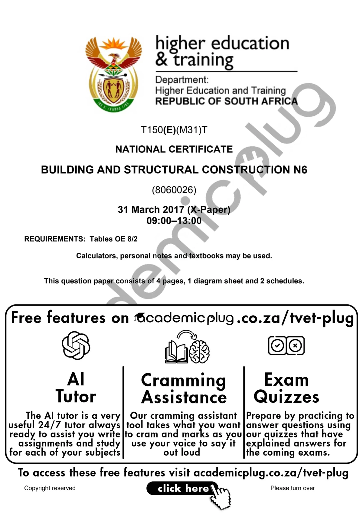 Building and Structural Construction N (8060004) - Exam Past Papers ...