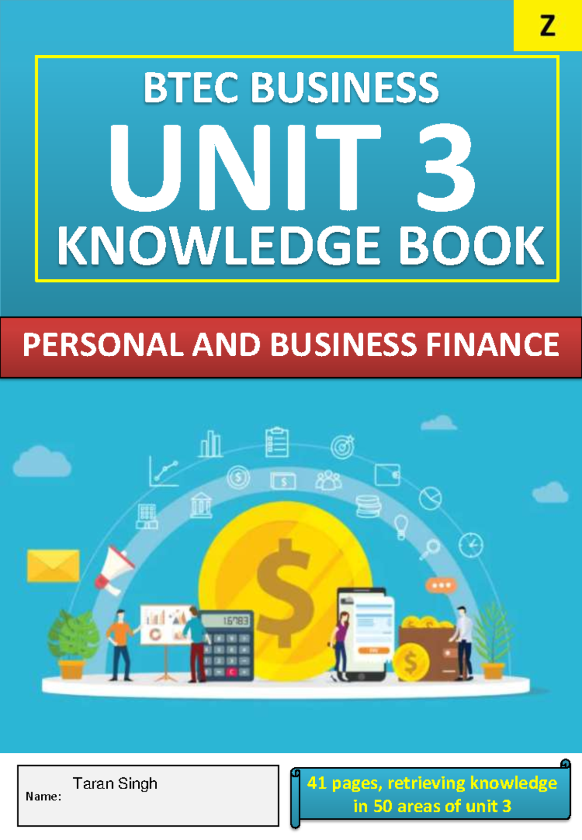 [editable] BTEC Unit 3 Knowledge book 1 - UNIT 3 KNOWLEDGE BOOK BTEC ...