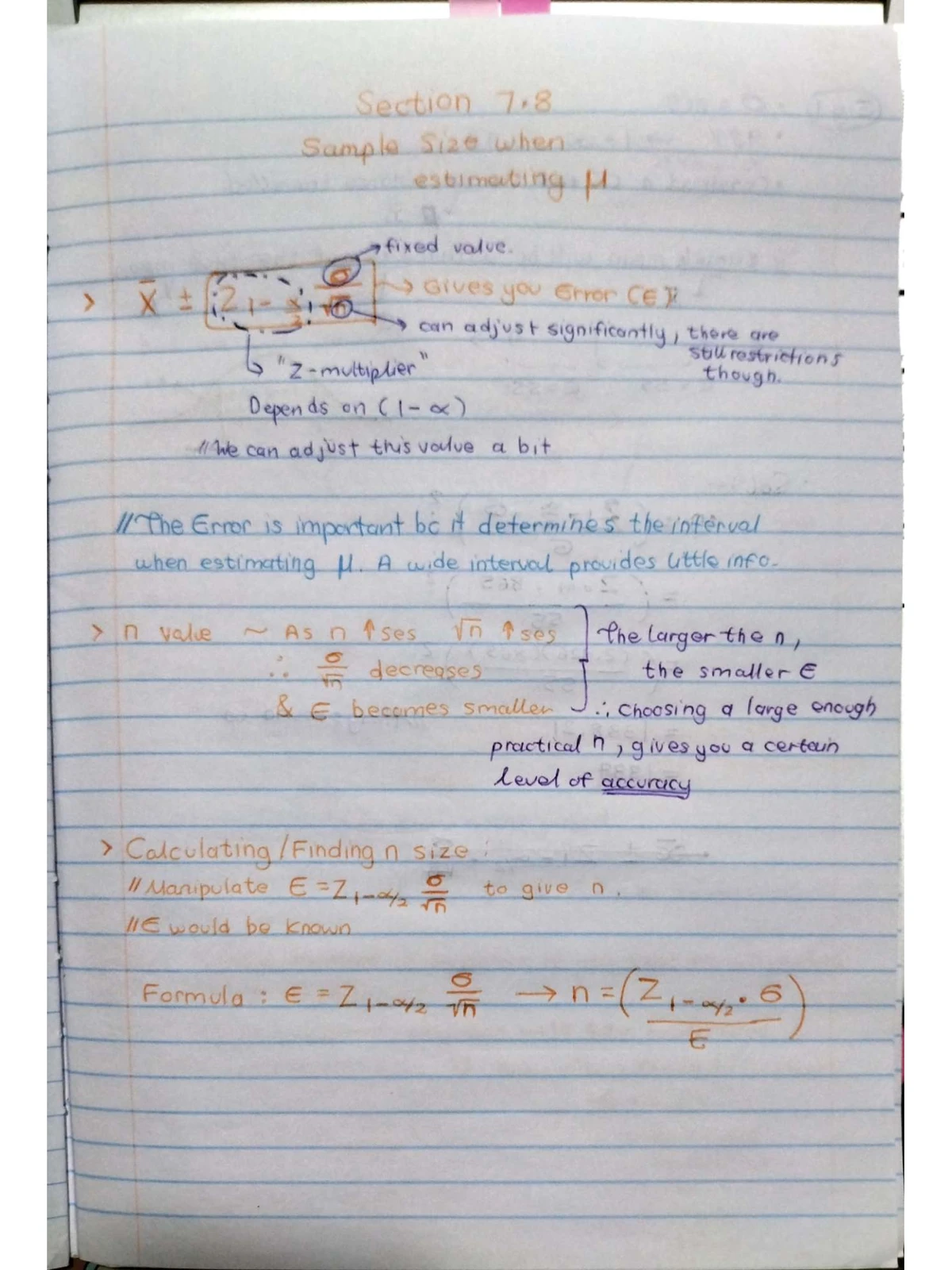 CHAPTER 6: Sampling Distributions and Central Limit Theorem Summary ...