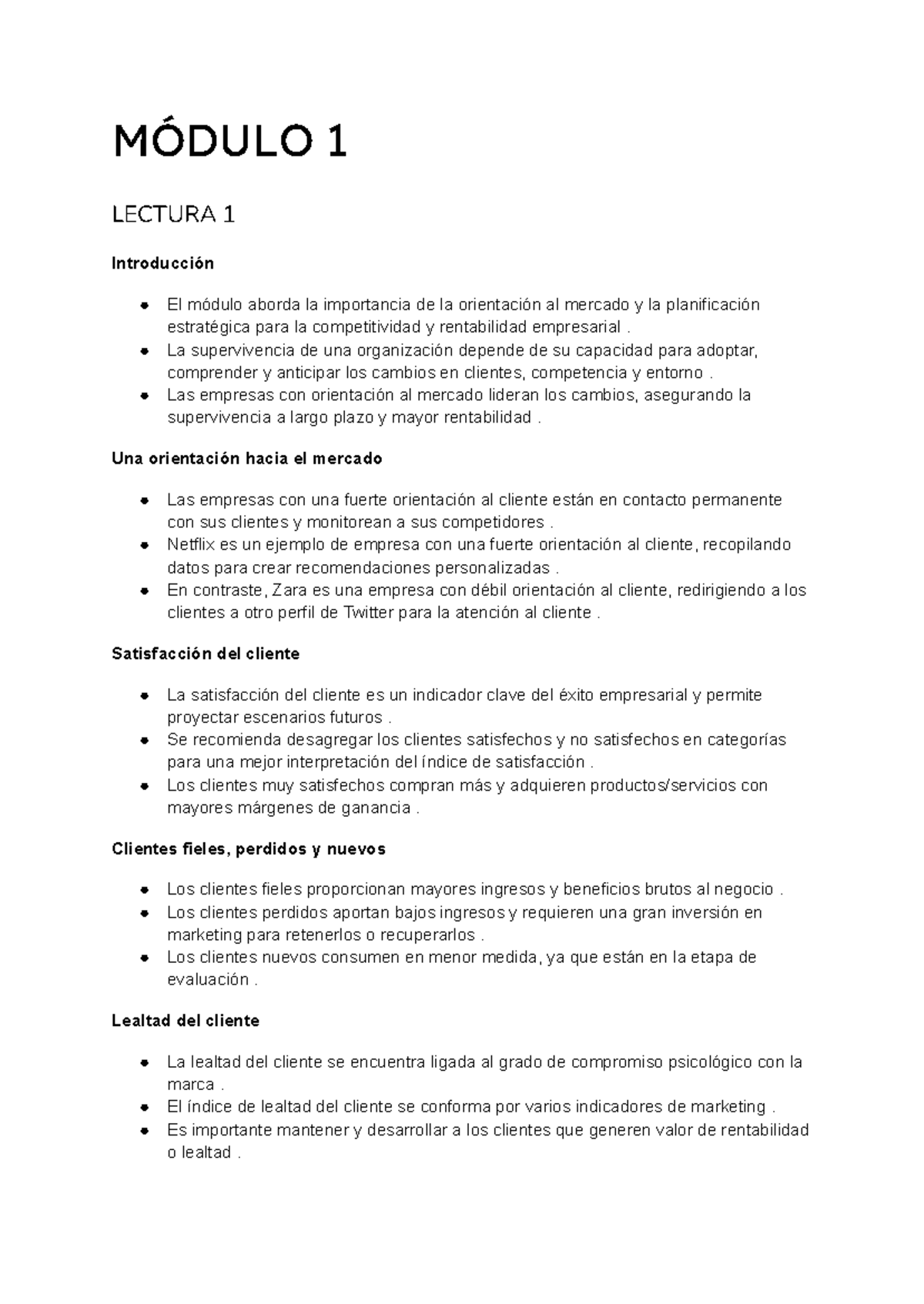 Resumen M1-M2 TEC - MÓDULO 1 LECTURA 1 Introducción El módulo aborda la ...