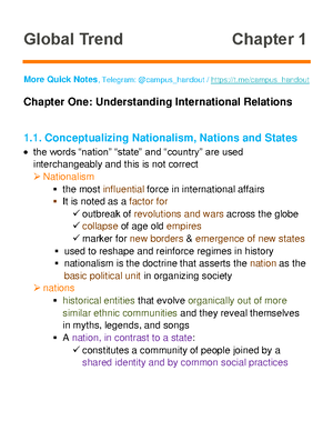 Global Trends Chapter 5 Note @freshman students 2016 - Global Trends ...