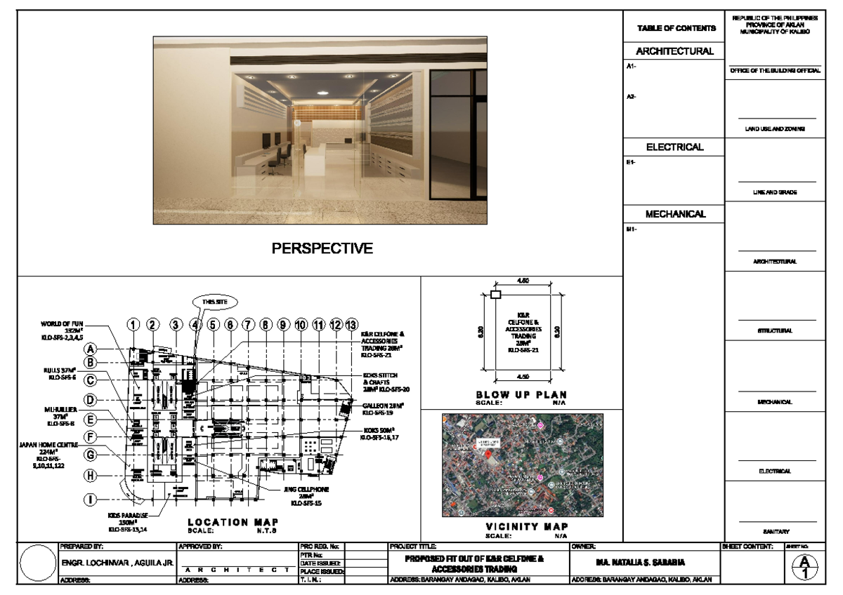 K&r-a-1 - architectural plan - SCALE:BLOW UP PLAN N/A 4. 6. 6. 4 K&R ...