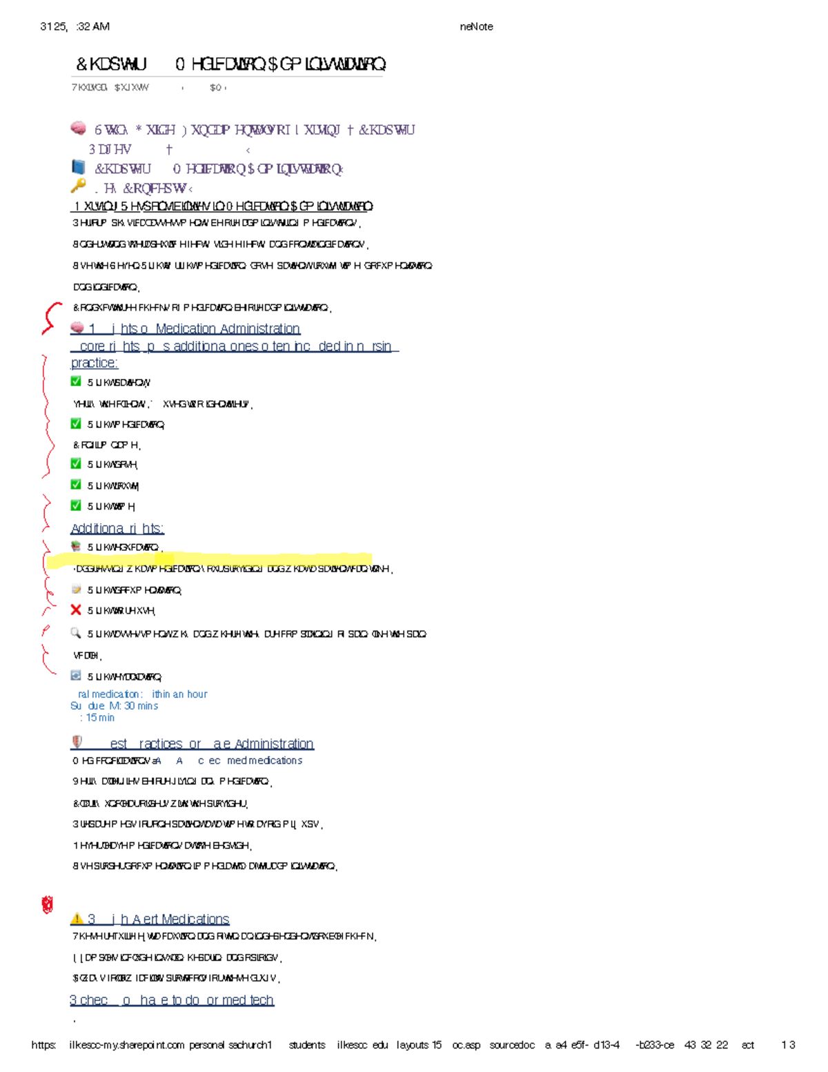 Pharmacology Course Notes: Medication Administration Study Guide (NURS ...