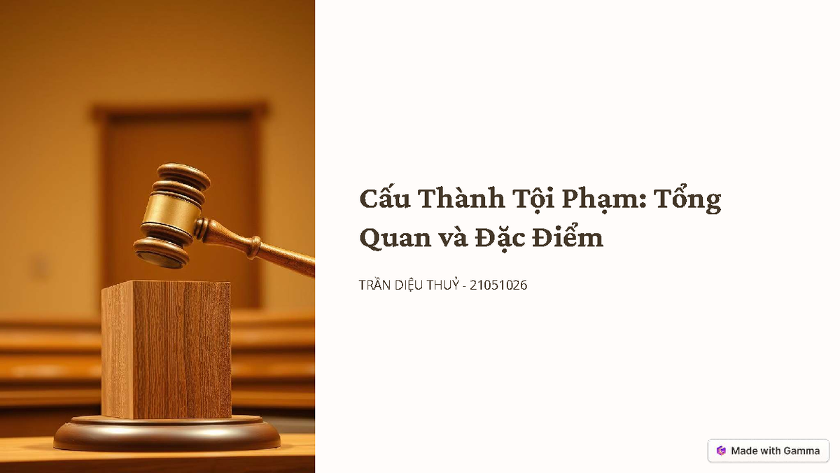 Tội Phạm và Trách Nhiệm Hình Sự - LUAT HINH SU CAU 21051026 - Studocu