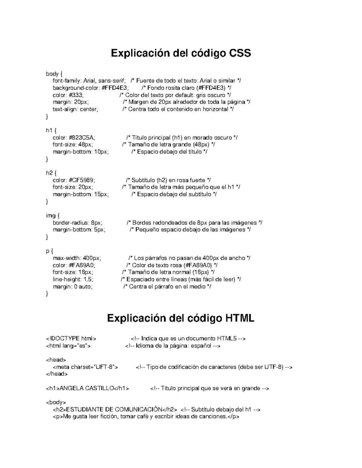 Explicación de HTML y CSS - Trabajo de Teams - Studocu