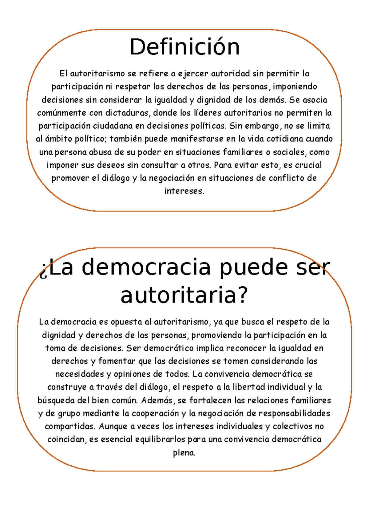 El autoritarismo - Definición El autoritarismo se refiere a ejercer ...