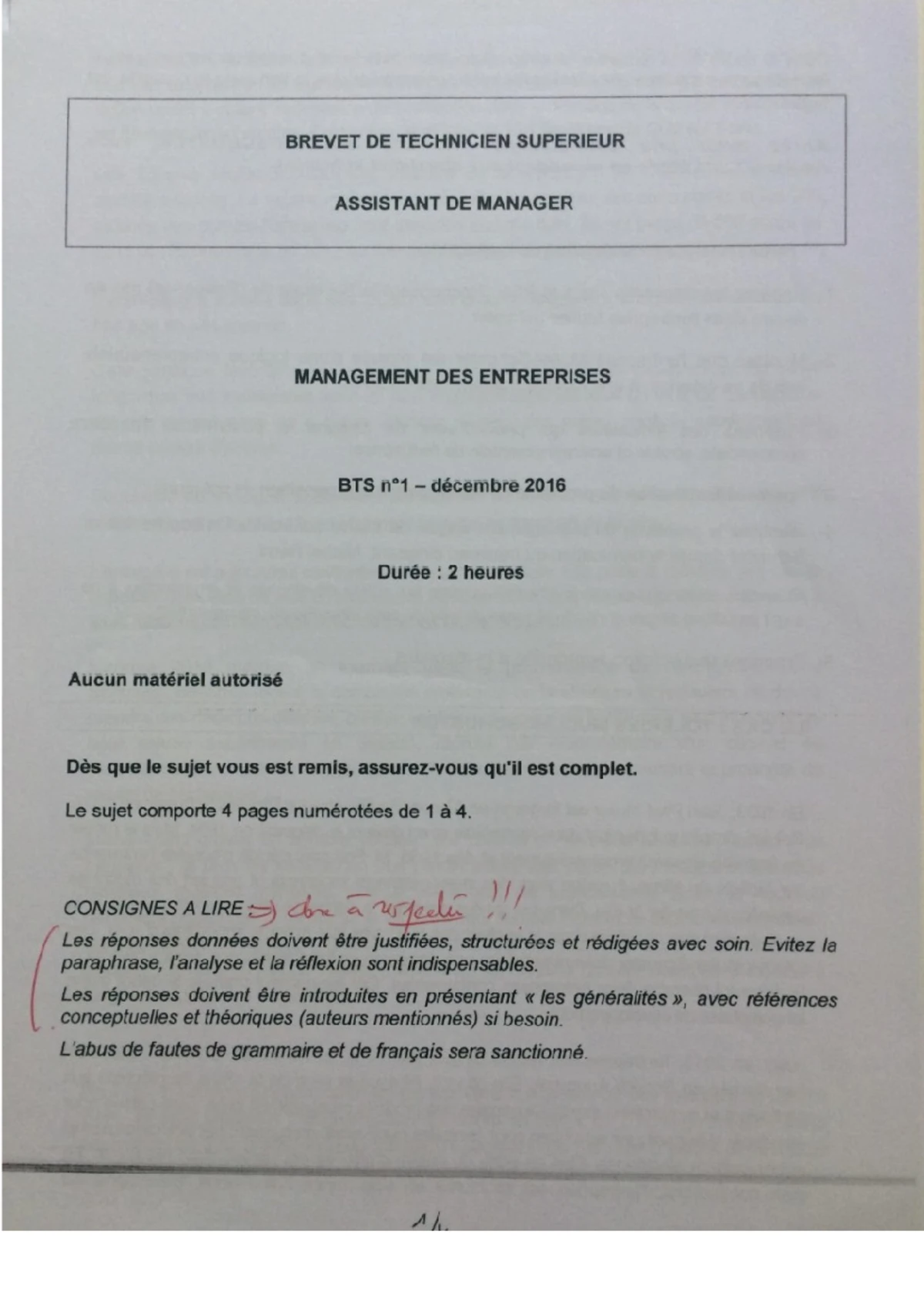 Corrige gemo 2022 - BTS MANAGEMENT COMMERCIAL OPÉRATIONNEL SESSION 2022 ...