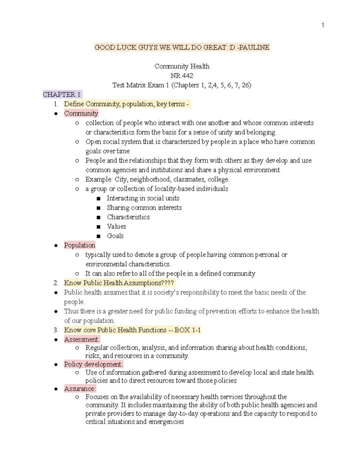 NIH Stroke Scale Group B Patients 1-6: Quick & Easy Guide - Studocu
