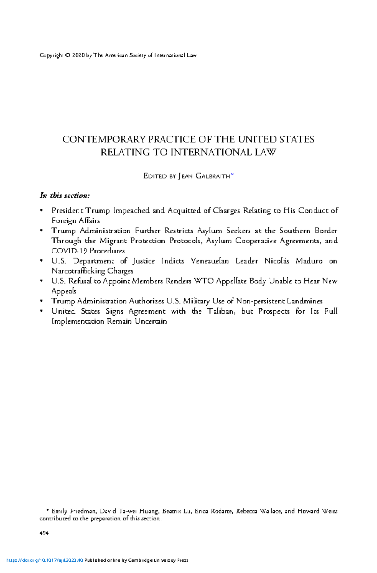 Impeachment Inquiry of Donald Trump: Key Events & Findings (H.R. Res ...