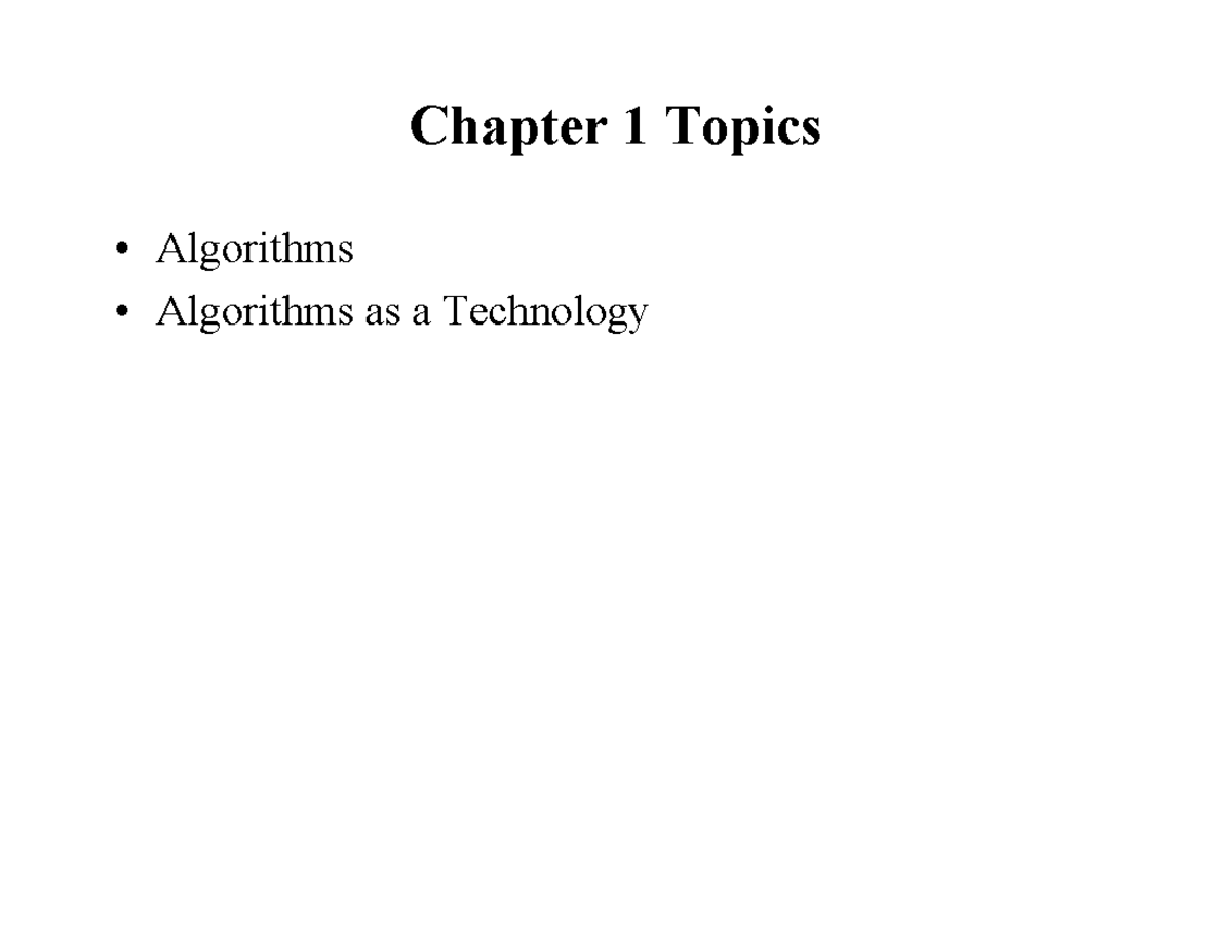 DAA Unit 1: Introduction to Algorithms and Their Efficiency - Studocu