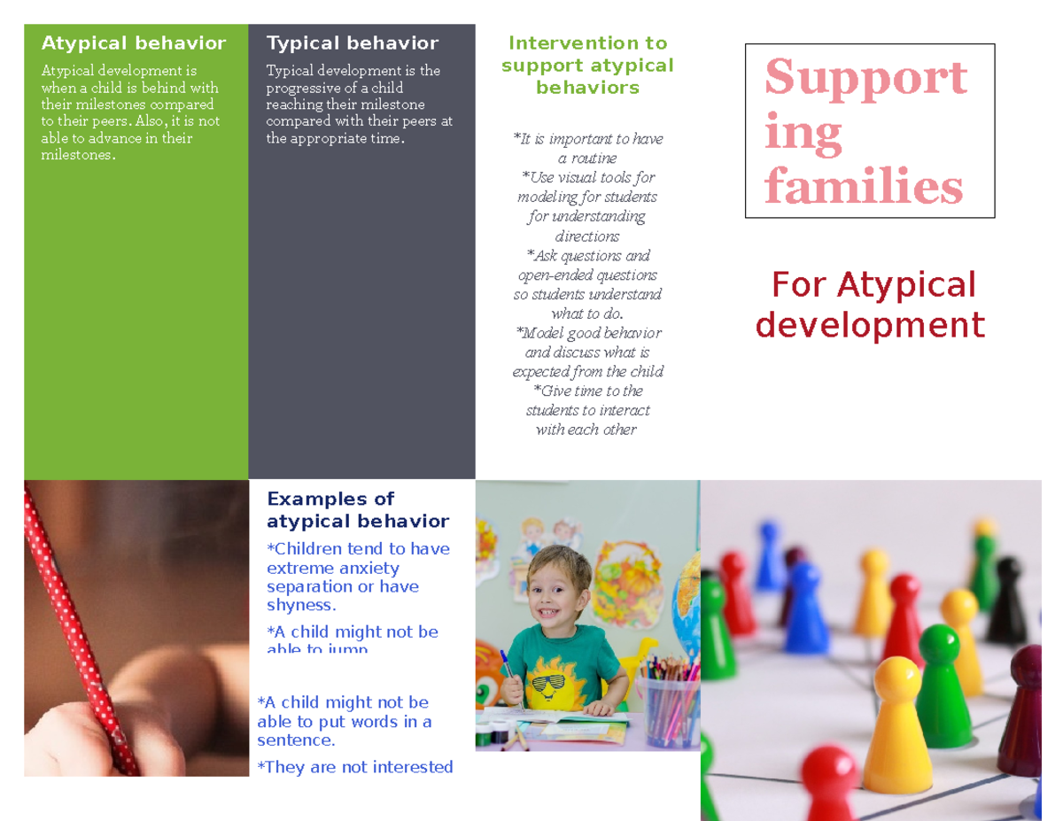 Atypical behavior - Atypical behavior ####### Atypical development is ...