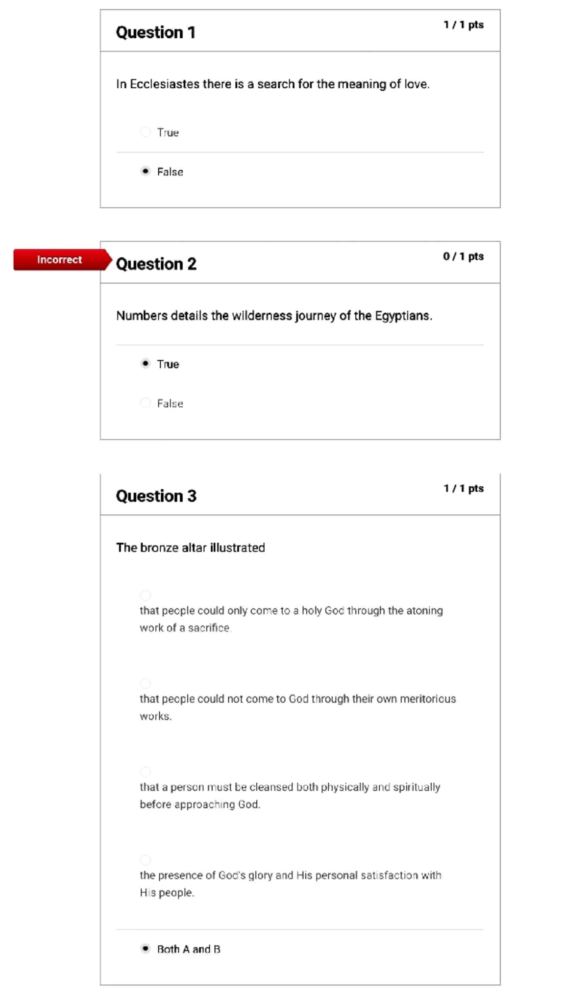 Quiz The Old Testament Books of Prophecy BIBL104 Survey of Old and New ...