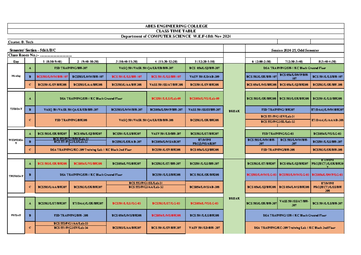 CN Lab list - nhghj - Department of Computer Science and Engineering ...