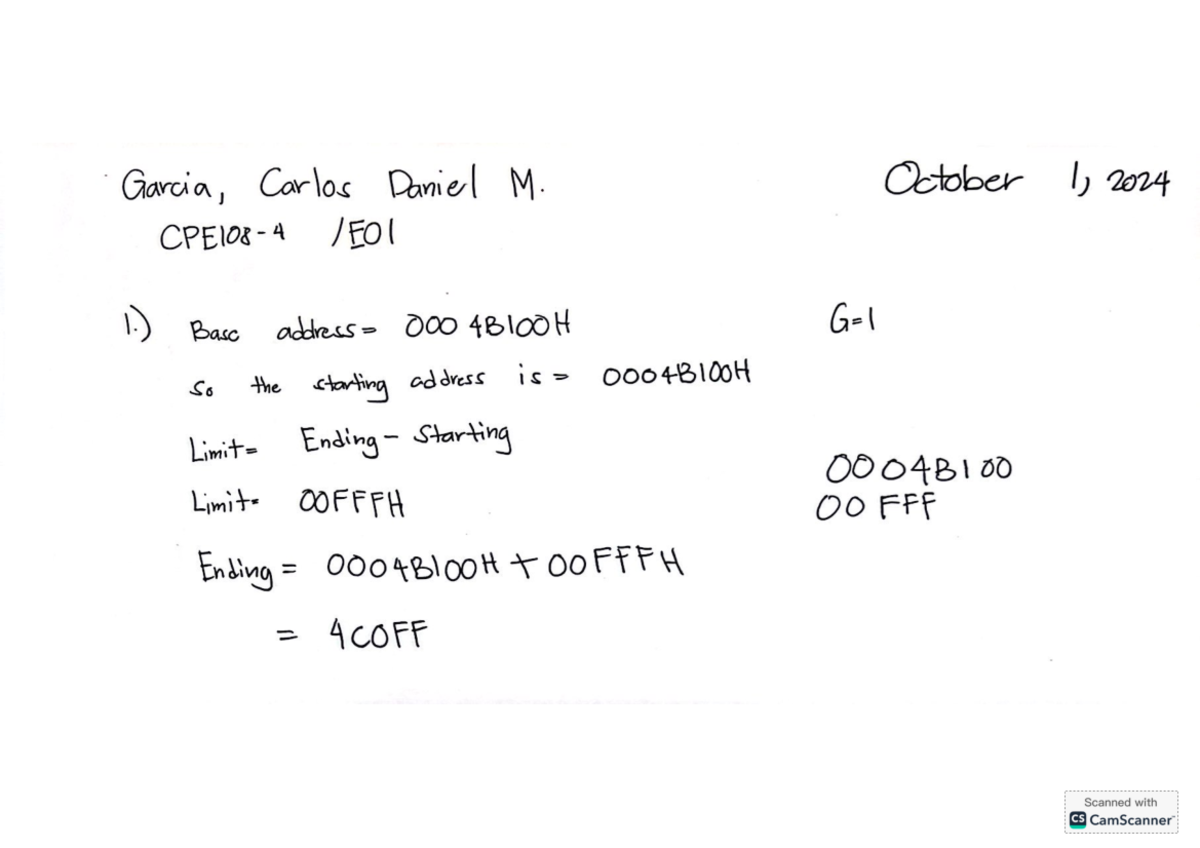 Garcia CW6 - cw for the subj micro - Microprocessors - Garcia, Carlos ...