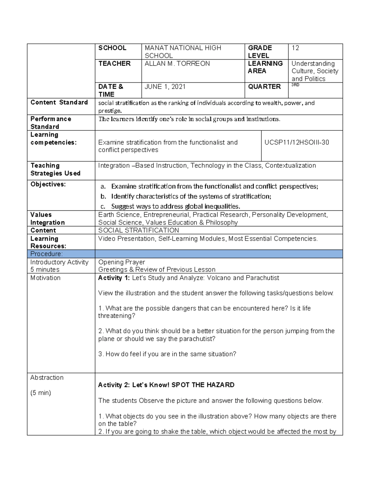 Dimensions of Media: Activity Sheet for Weeks 4-7 (Media Literacy ...