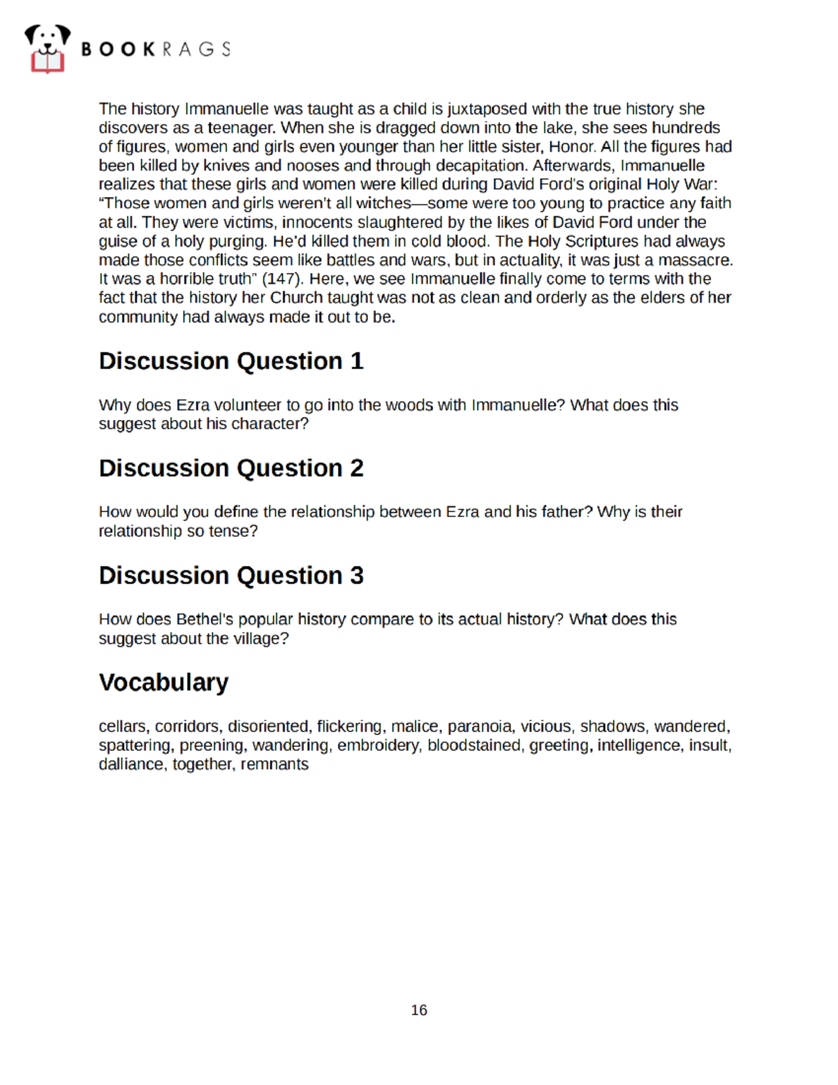 The Year of the Witching Study Guide (ENG 16) - Analysis & Discussion ...