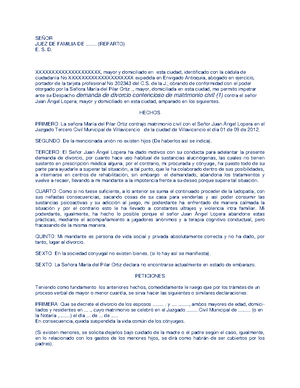 Formato Querella - CASOS DE INVASIÓN Y/O PERTURBACIÓN 1 QUERELLA ...