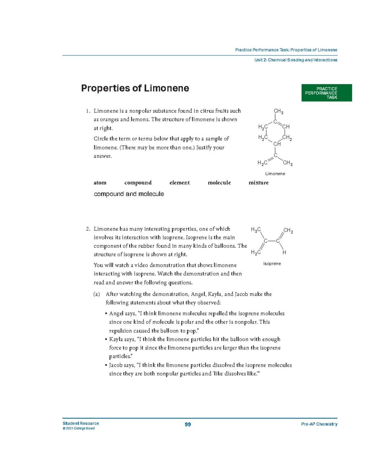 Virtual Lab Activity on Gas Properties Answer Key - Virtual Lab ...