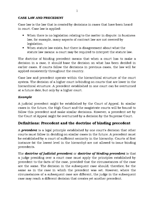 Relevant cases statutes - Must-read cases for Land Law (not a ...