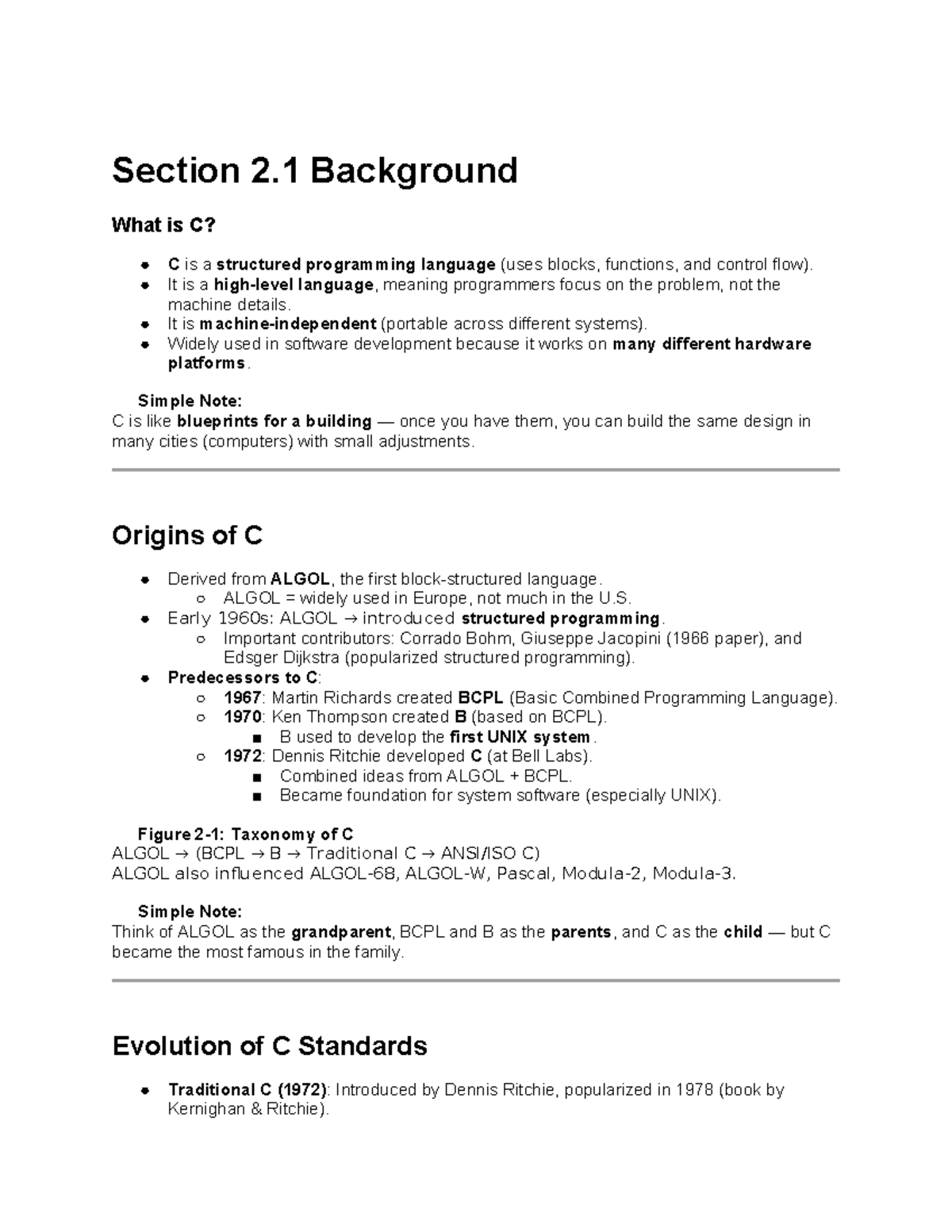 Final Exam Study Guide for ABC123: Understanding C Programming - Studocu