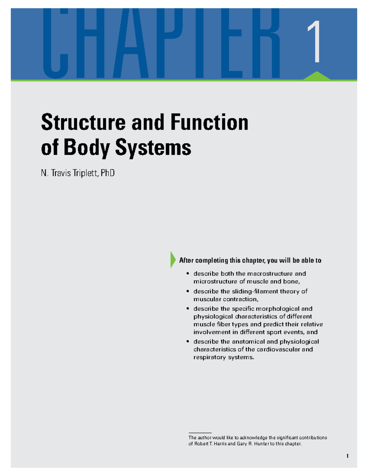 Essentials of Strength Training and Conditioning: Chapter 1 Body ...