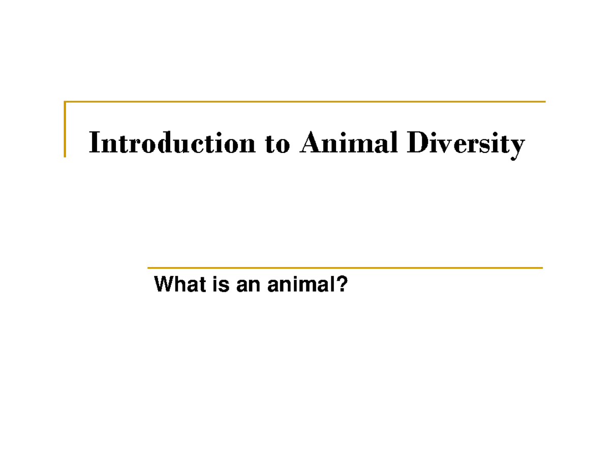 L1 260126 205430 - Bio112: Intro to Animal Diversity and Traits - Studocu