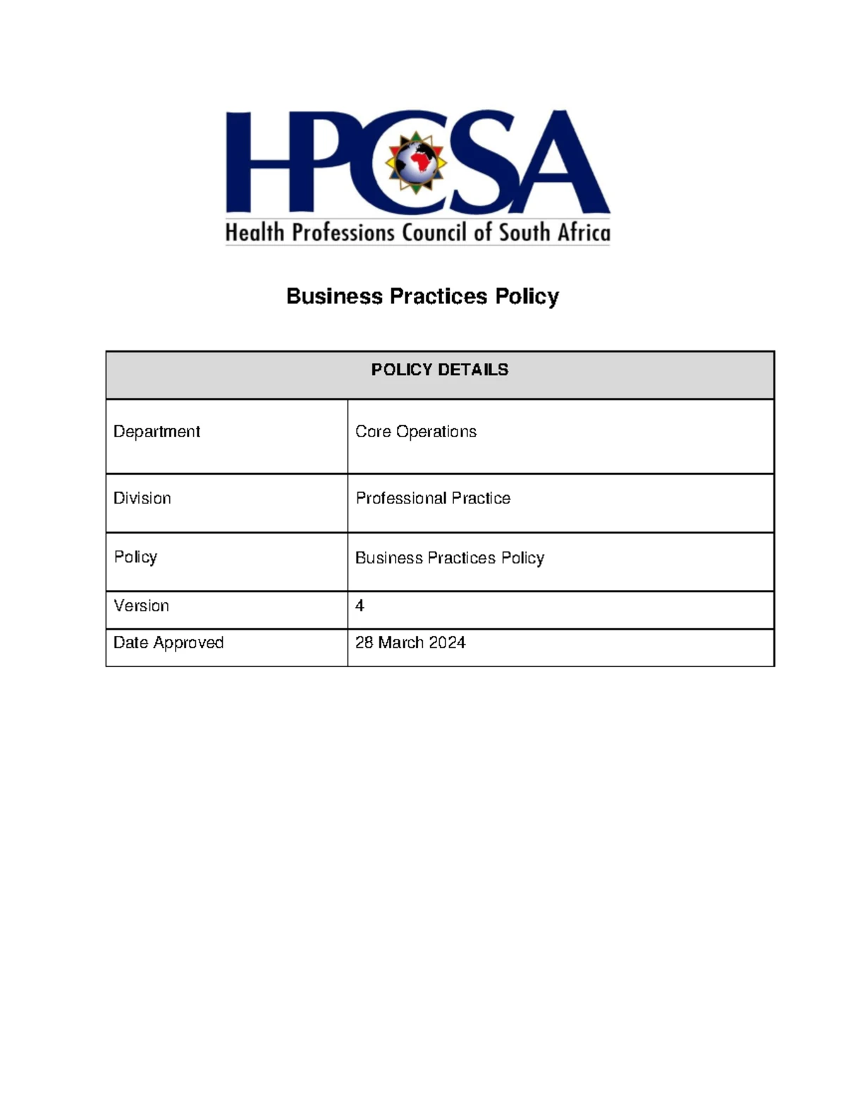 HPCSA Booklet 1: General Ethical Guidelines for Health Care Professions - Studocu