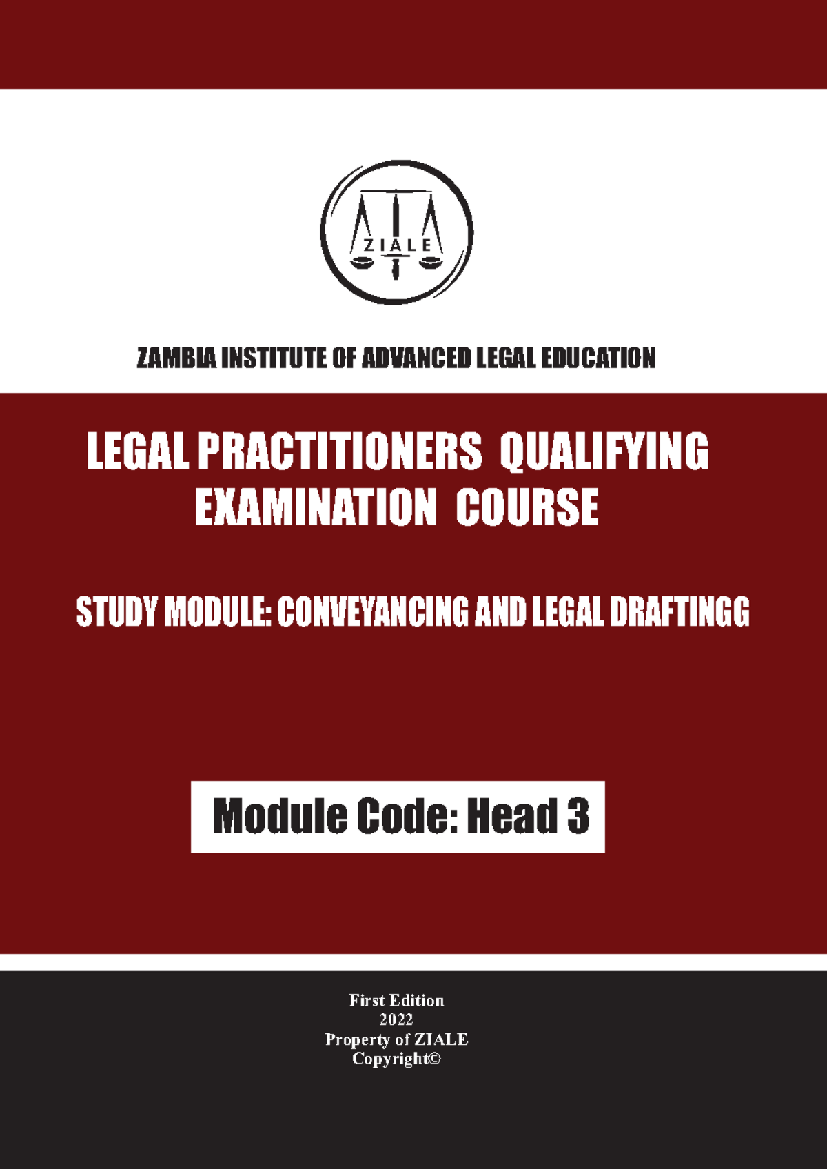 Conveyancing Module 3: Practical Skills in Legal Drafting and Process ...