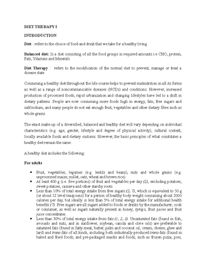 MENU Planning Notes - MENU PLANNING A menu is a list of food to be ...